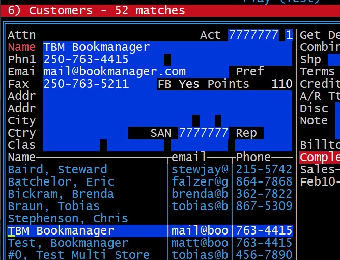 Bookmanager Help Centre
