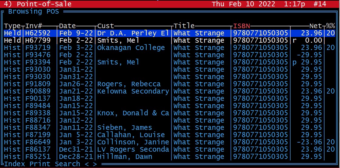 Bookmanager Help Centre