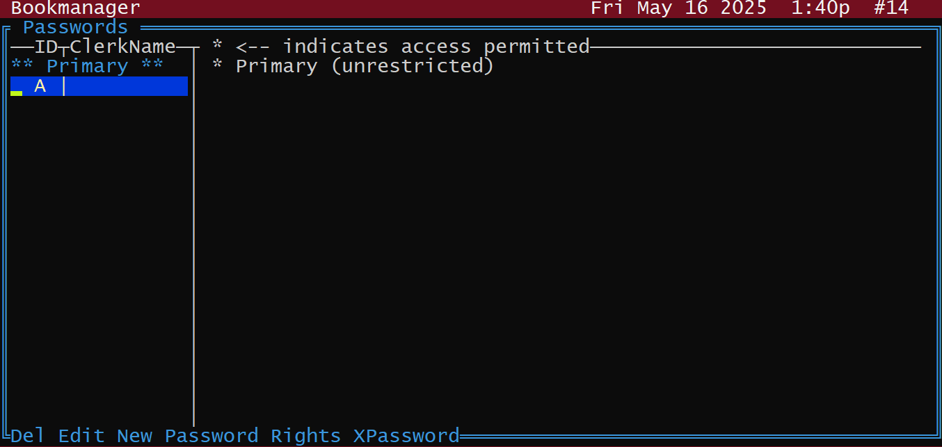 Bookmanager Help Centre