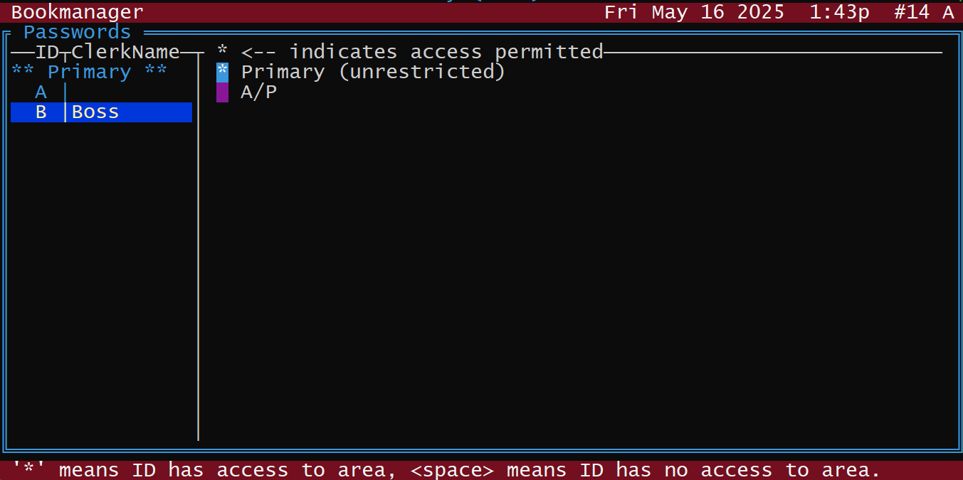 Bookmanager Help Centre